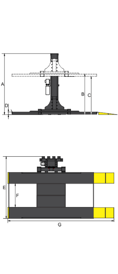 PEAK SPL-6 Single Post Parking Lift